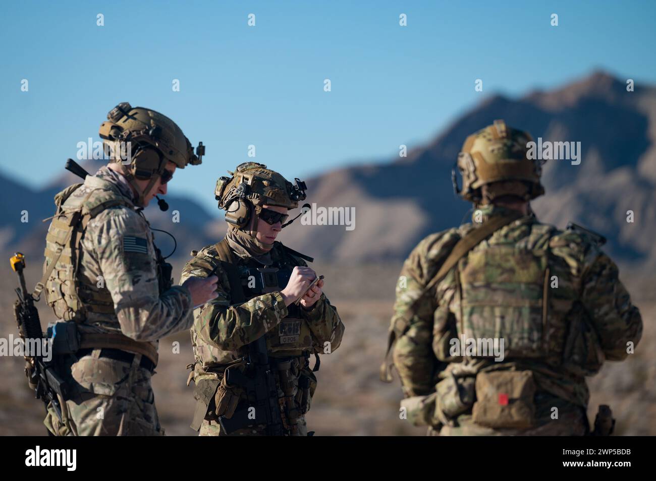 Members of the 99th Civil Engineer Squadron Explosive Ordinance ...