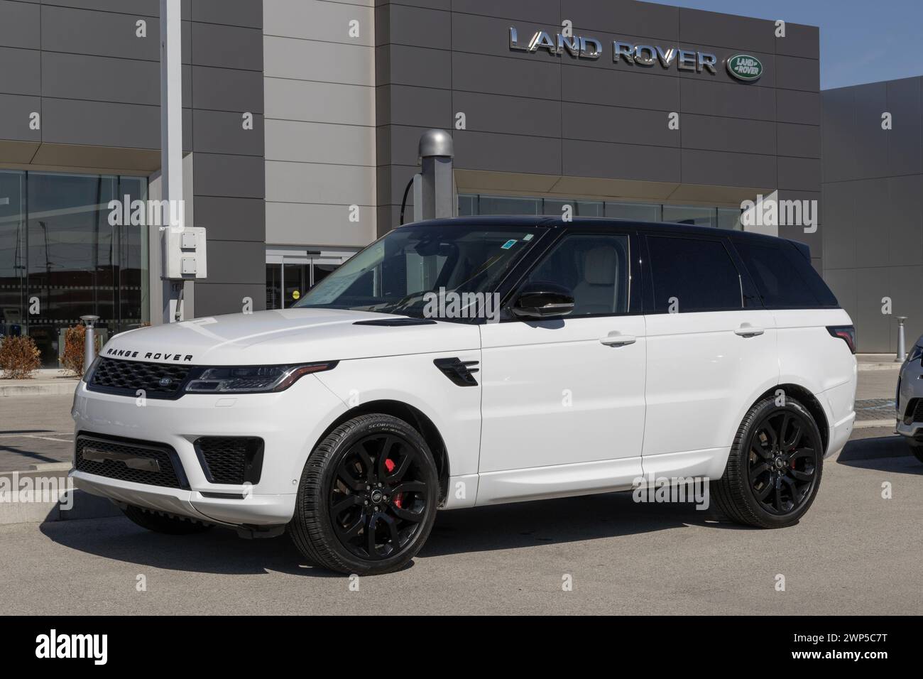 Indianapolis - February 3, 2024: Used Land Rover Range Rover display ...