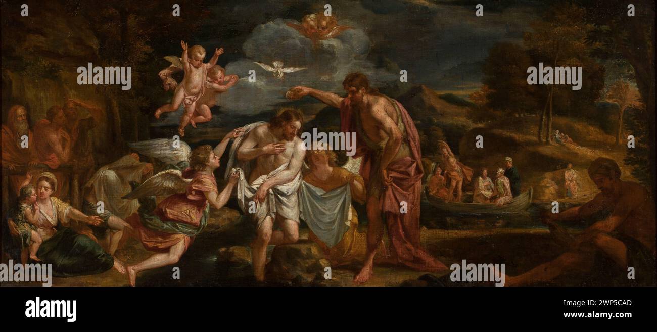 Baptism of Christ; unknown painter of the oski; XVII century (1600-00-00-1699-00-00);Baptism of ...