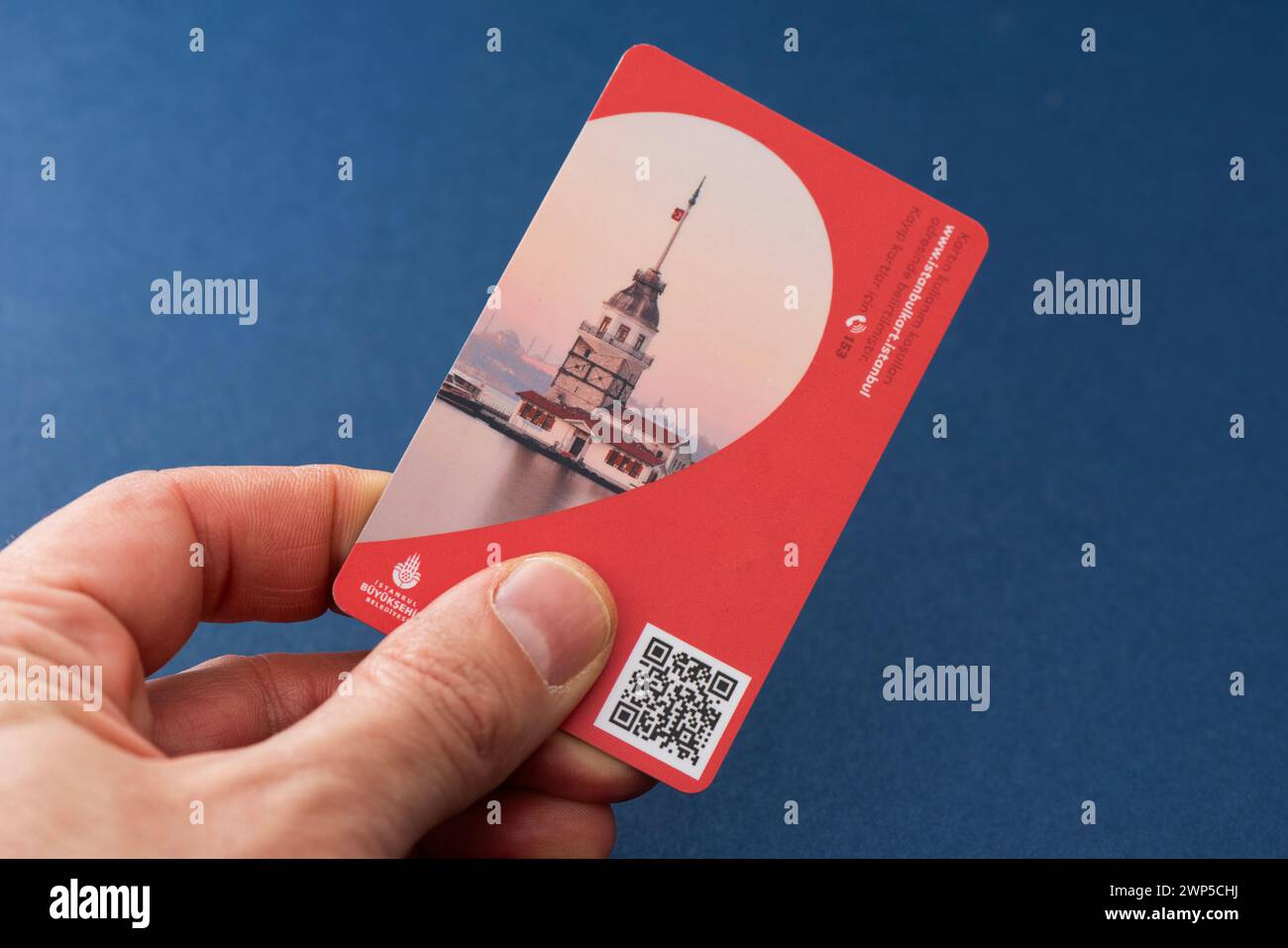 ISTANBUL, TURKEY - MARCH 2, 2024: Istanbul Card, public transportation ...