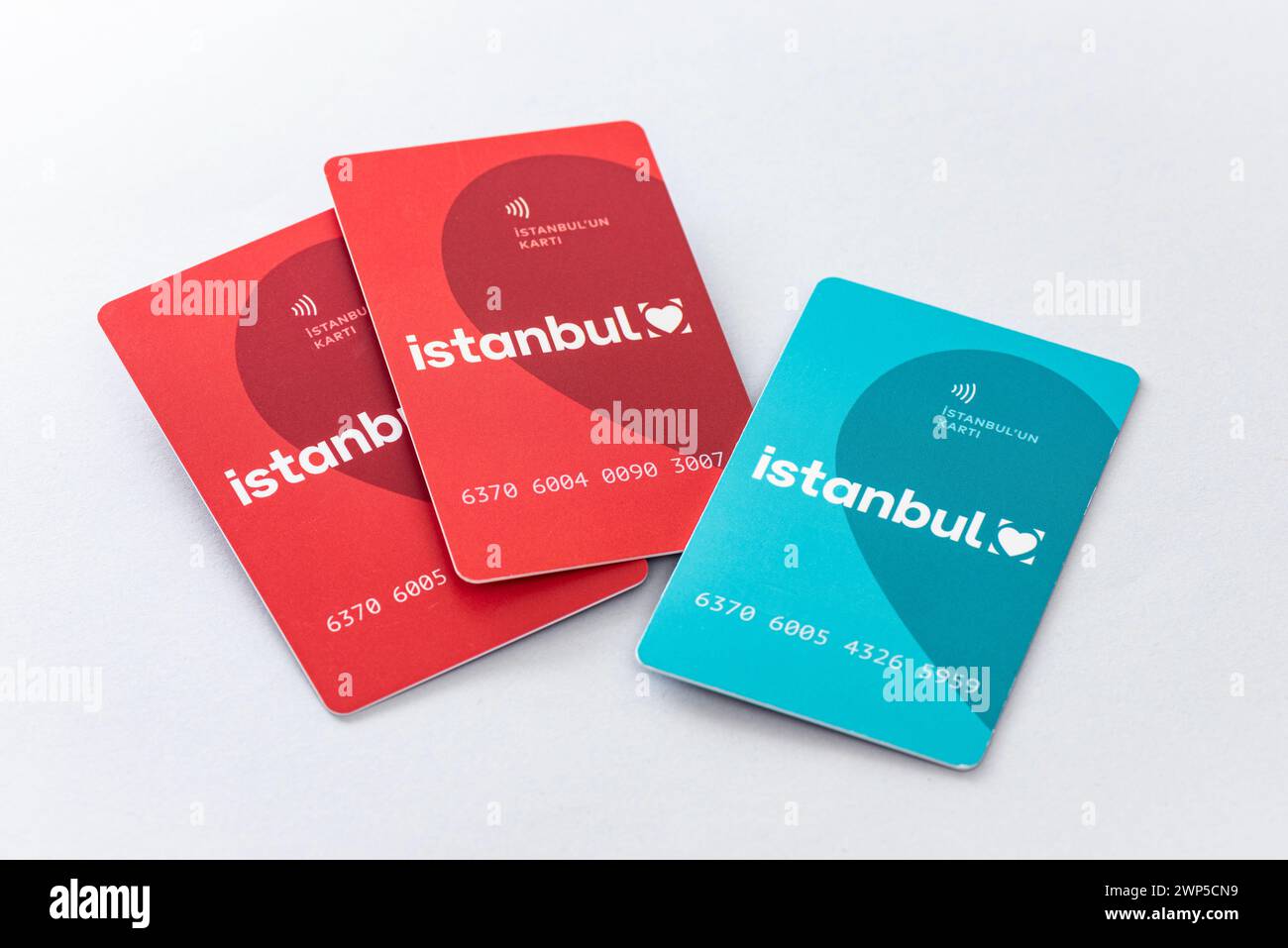 ISTANBUL, TURKEY - DECEMBER, 2023: Istanbul Card, public transportation ...