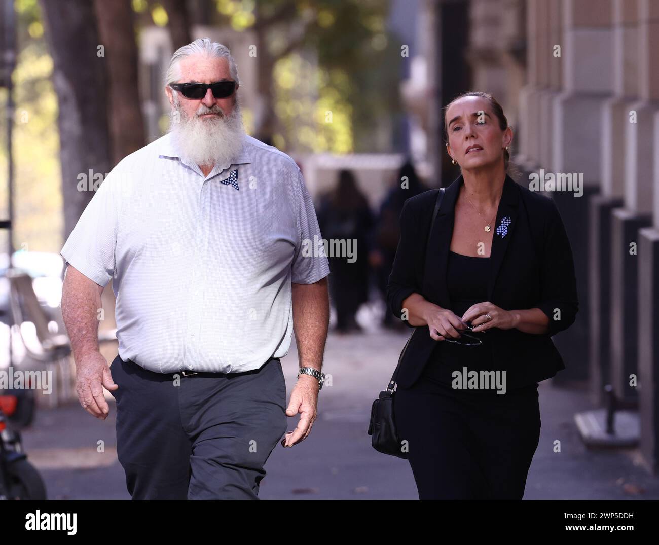 Melbourne, Australia. 05th Mar, 2024. Stuart Shulze, husband of Senior ...