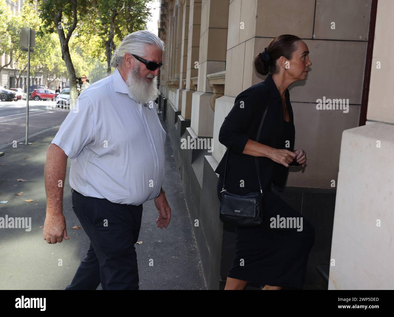 Melbourne, Australia. 06th Mar, 2024. Stuart Shulze, husband of Senior ...