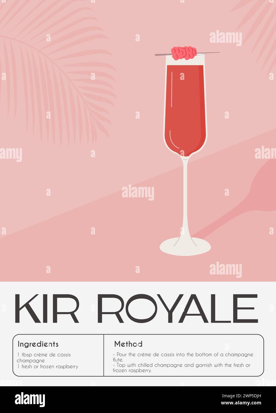 Kir and kir royale Stock Vector Images - Alamy