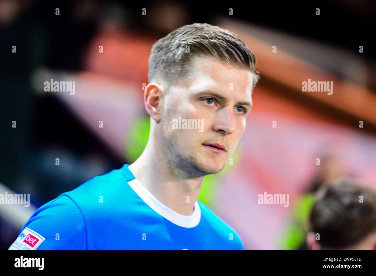 Josh Knight (5 Peterborough United) during the Sky Bet League 1 match ...