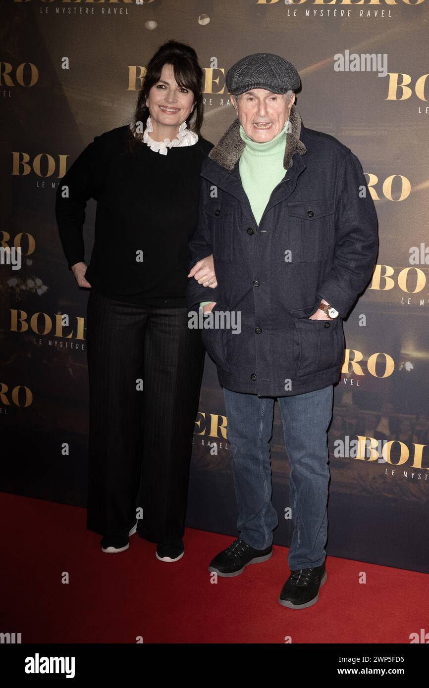 Paris, France. 28th Jan, 2024. Valerie Perrin and Claude Lelouch attend ...