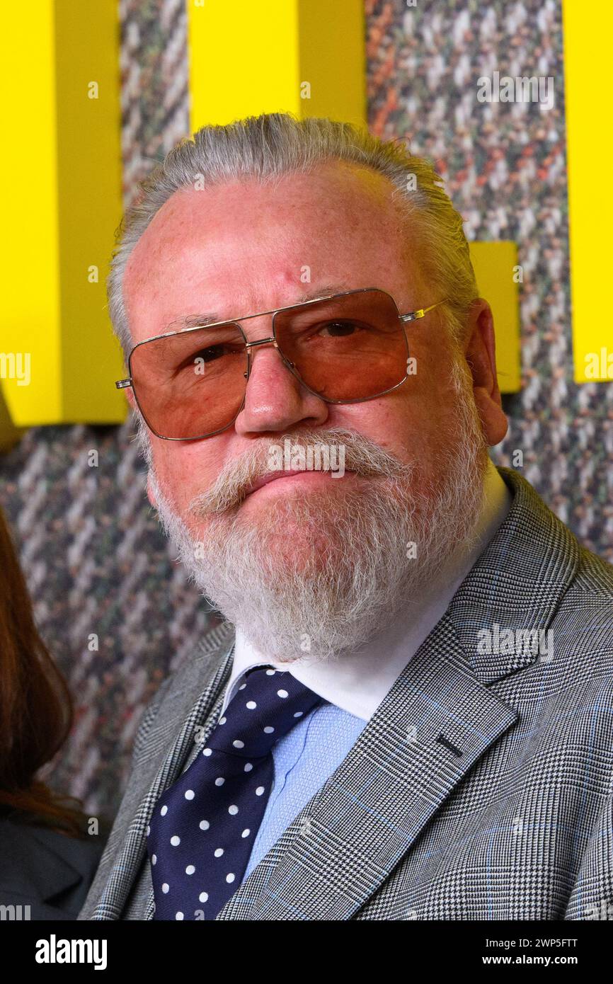 London, UK. 5 March 2024. Ray Winstone attending the premiere of ...