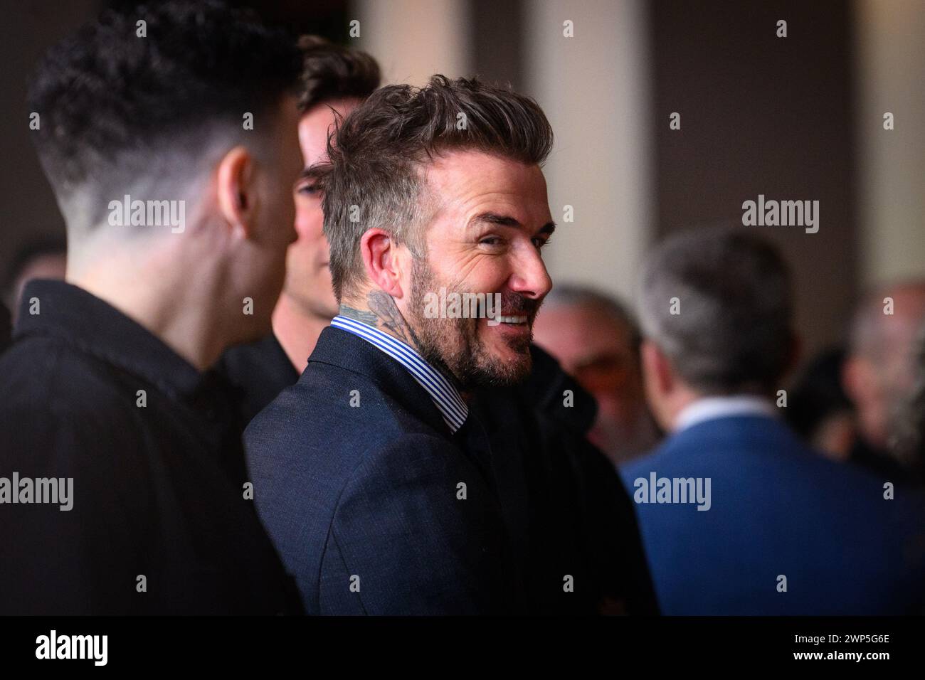 London, UK. 5 March 2024. David Beckham attending the premiere of ...