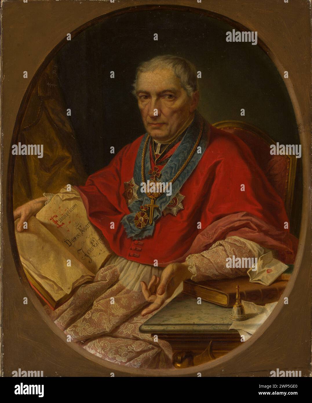 Portrait of Antoni Melchior Fijałkowski (1778-1861), Metropolitan of ...