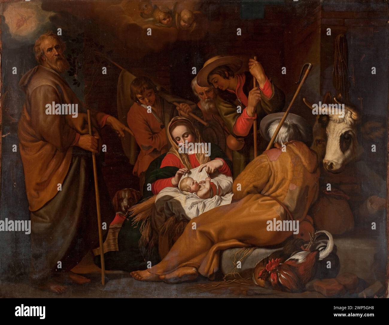 A 19th-century Dutch painting by Abraham Bloemaert depicting the ...