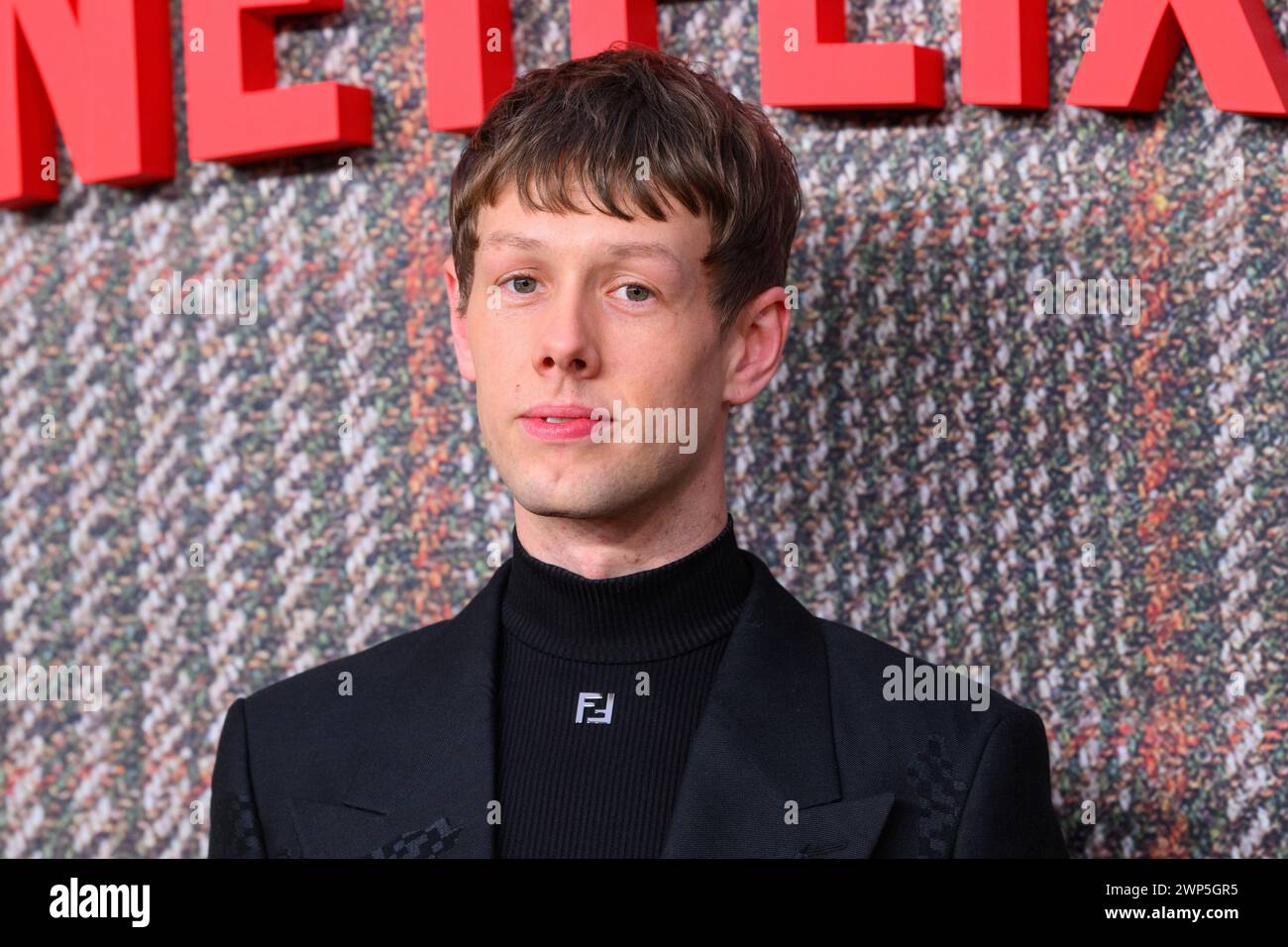 London, UK. 5 March 2024. Josh Finan attending the premiere of Netflix series The Gentlemen at ...
