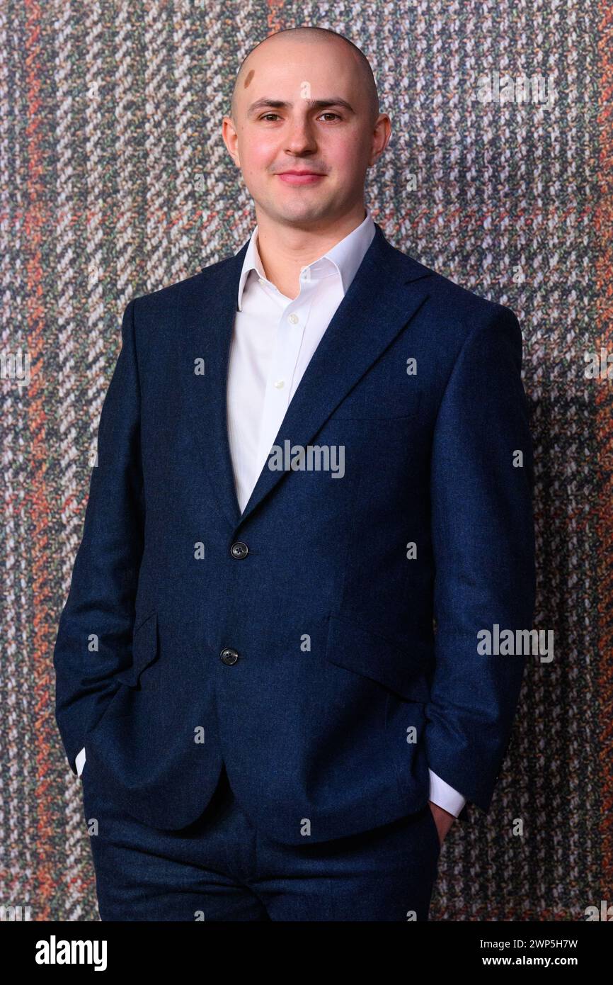 London, UK. 5 March 2024. Cameron Cook attending the premiere of ...