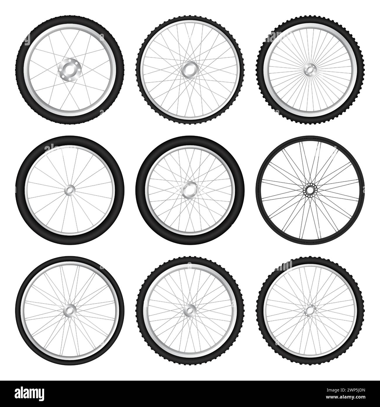 Spokes rims Stock Vector Images - Alamy