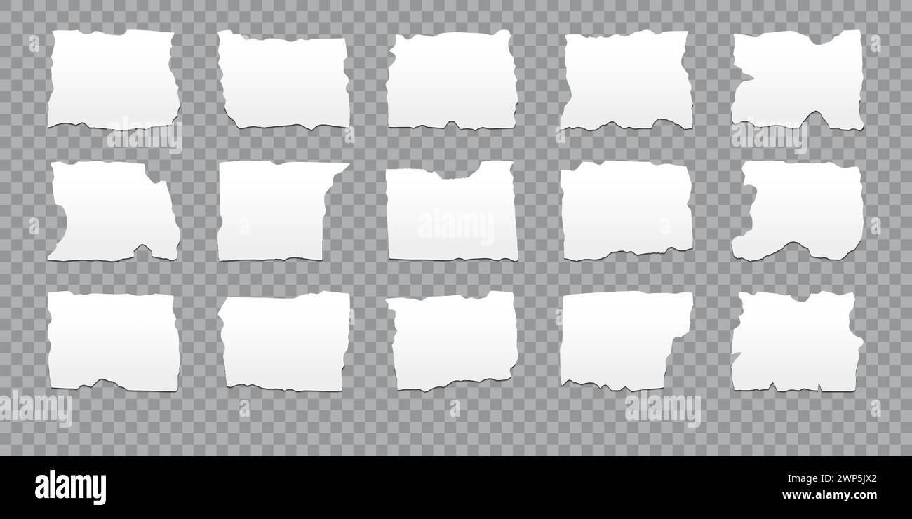 Realistic white colored text boxes isolated on transparent background ...