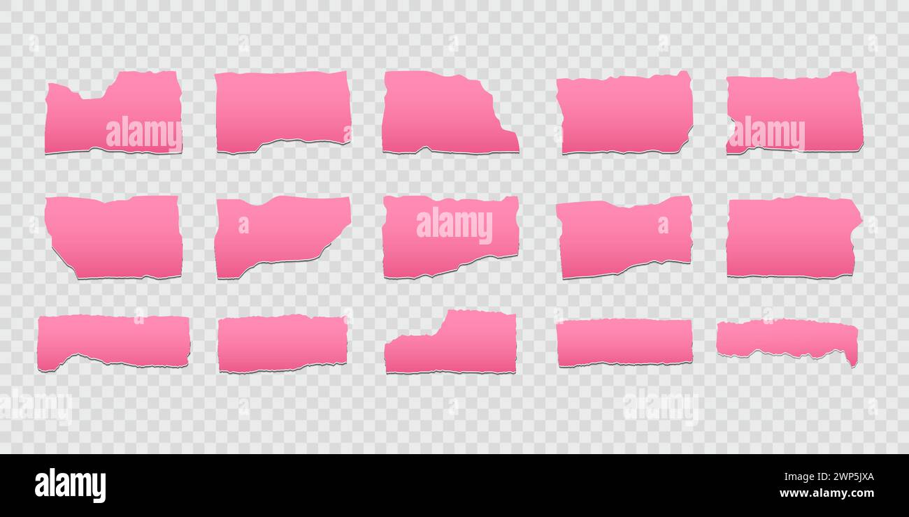 Set of textured text boxes and stickers on transparent backdrop Stock ...