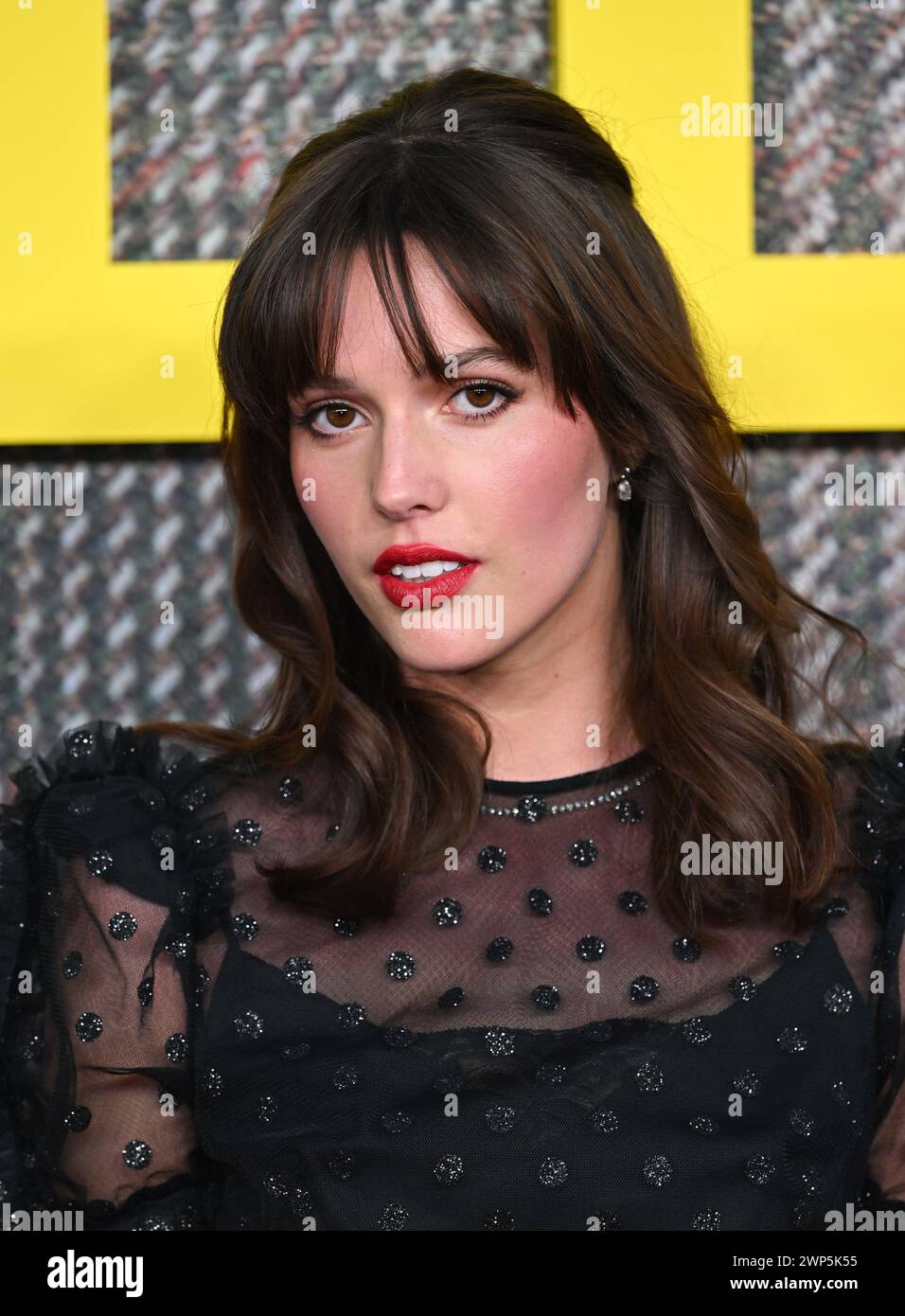 London, UK. March 5th, 2024. Ruby Sear arriving at The Gentlemen UK ...