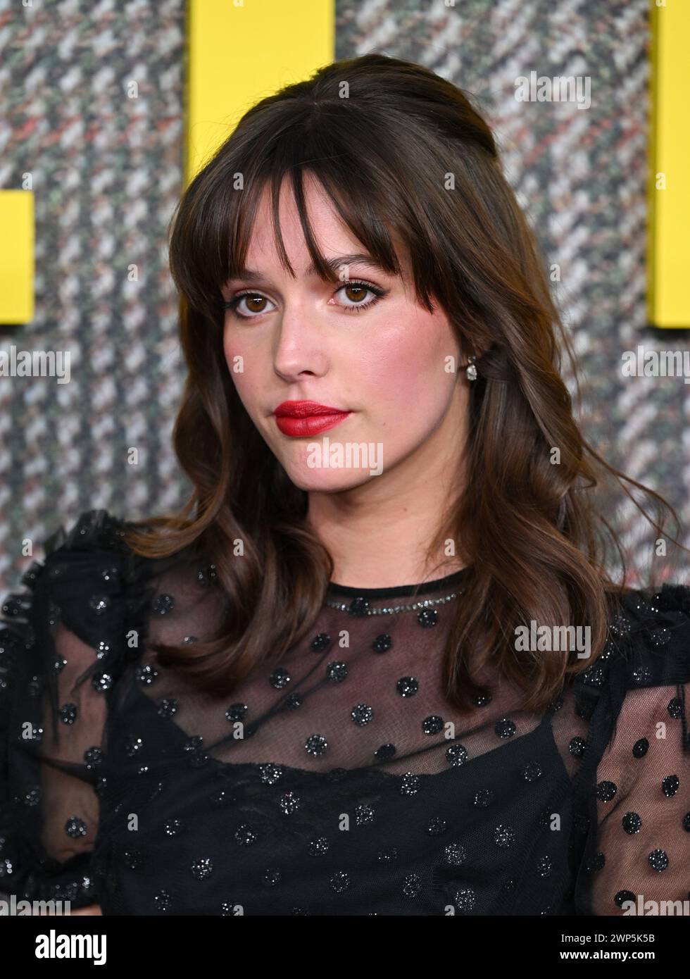 London, UK. March 5th, 2024. Ruby Sear arriving at The Gentlemen UK ...