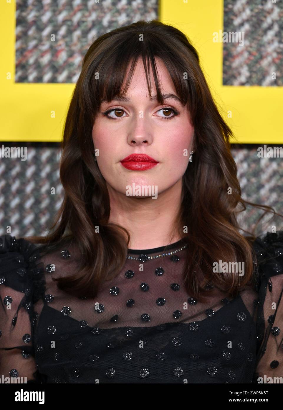 London, UK. March 5th, 2024. Ruby Sear arriving at The Gentlemen UK ...