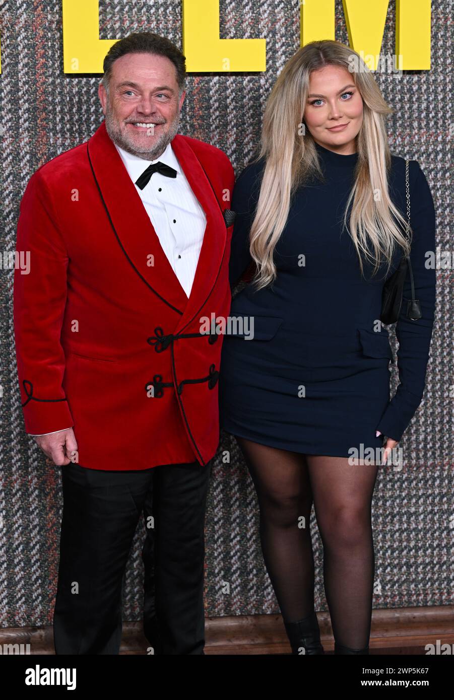 London, UK. March 5th, 2024. John Thomson and daughter arriving at The ...
