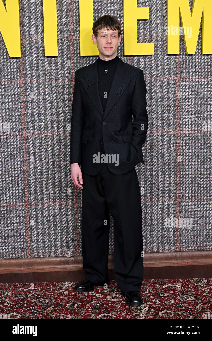 London, UK. March 5th, 2024. Josh Finan arriving at The Gentlemen UK Series Global Premiere ...