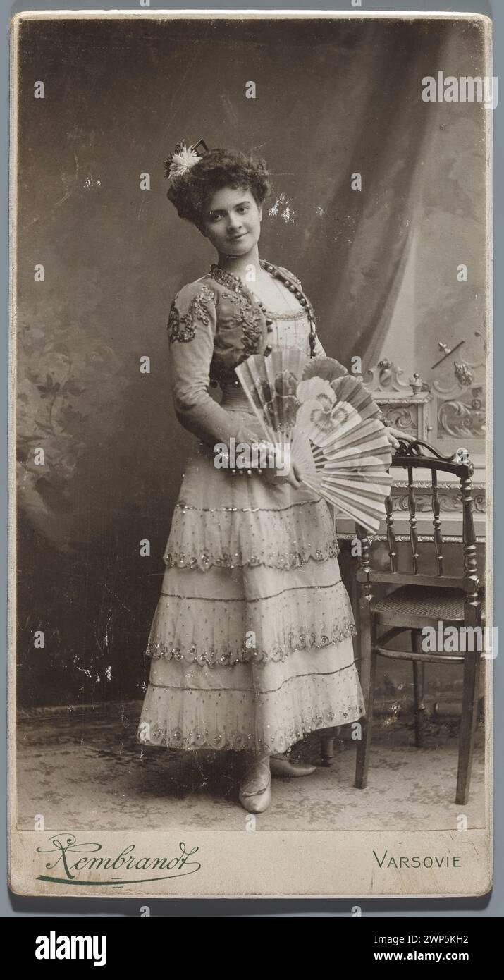 Portrait of Wiera (Wera) Luce (1879-1977) as Rozyna at the Opera ...