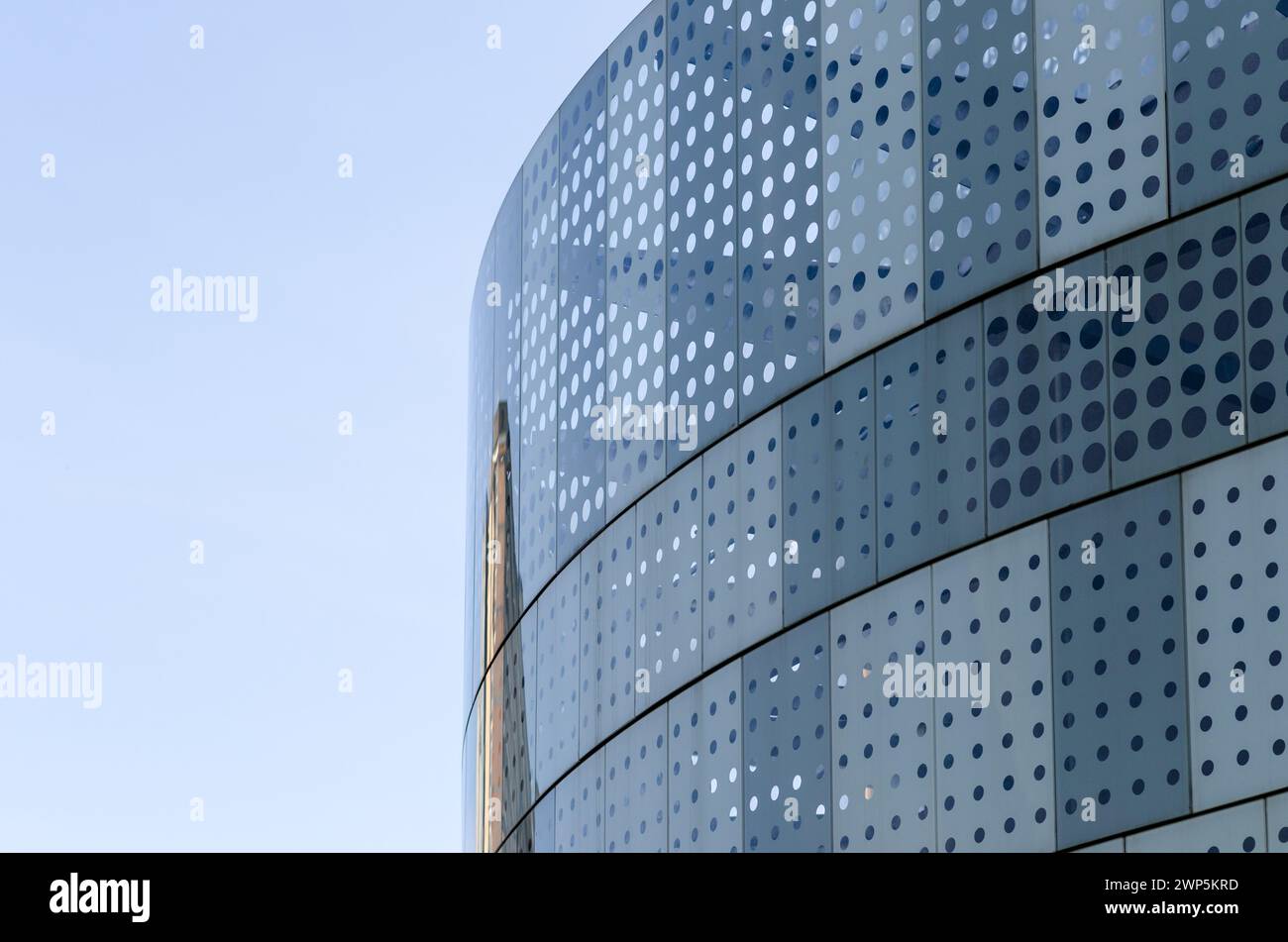 Modern building facade, with innovative designed solar protection ... Modern building facade, with innovative designed solar protection ...