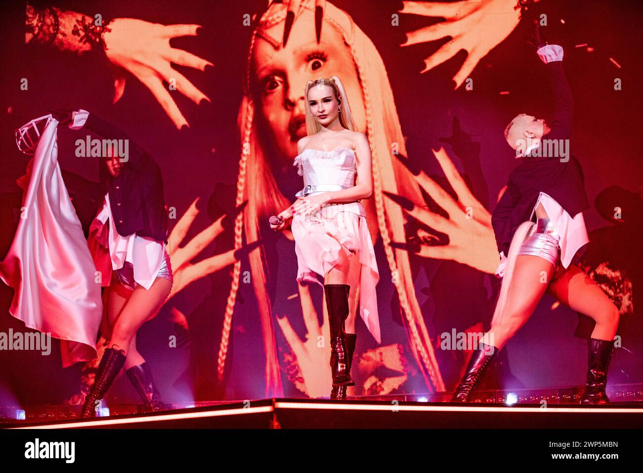 Milan, Italy. 05th Mar, 2024. The German singer-songwriter KIM PETRAS ...