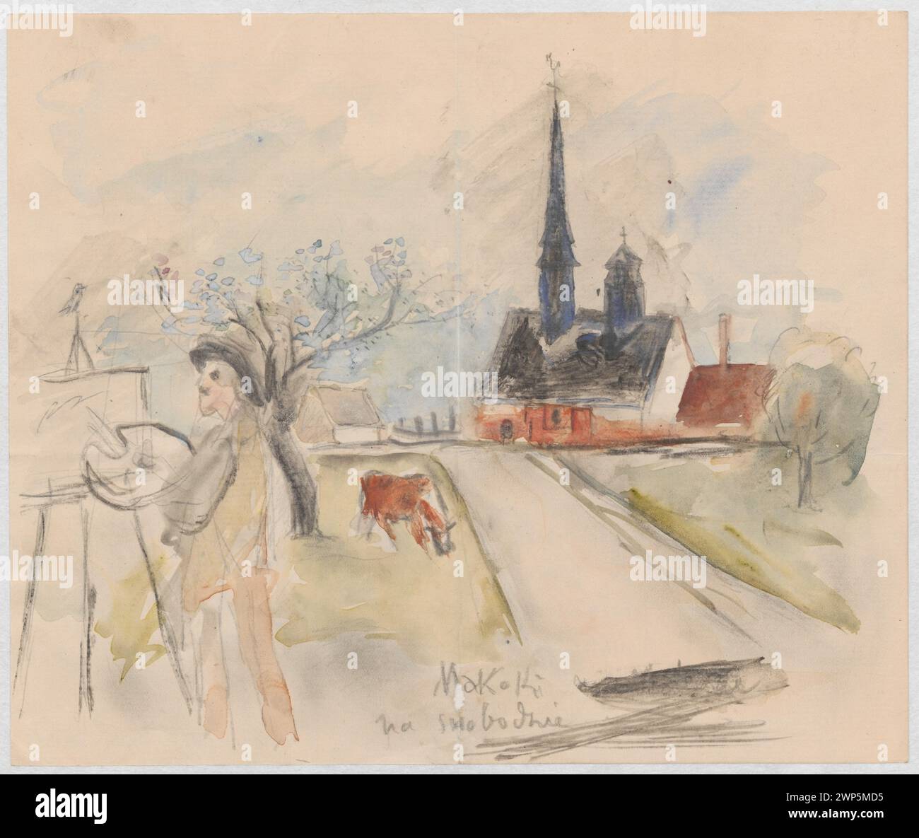 Plein air painting practices hi-res stock photography and images - Alamy