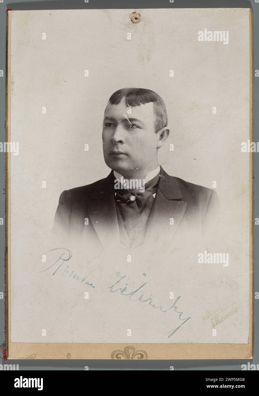 Bust portrait of actor and theater director Roman Elazowski (1854-1930 ...