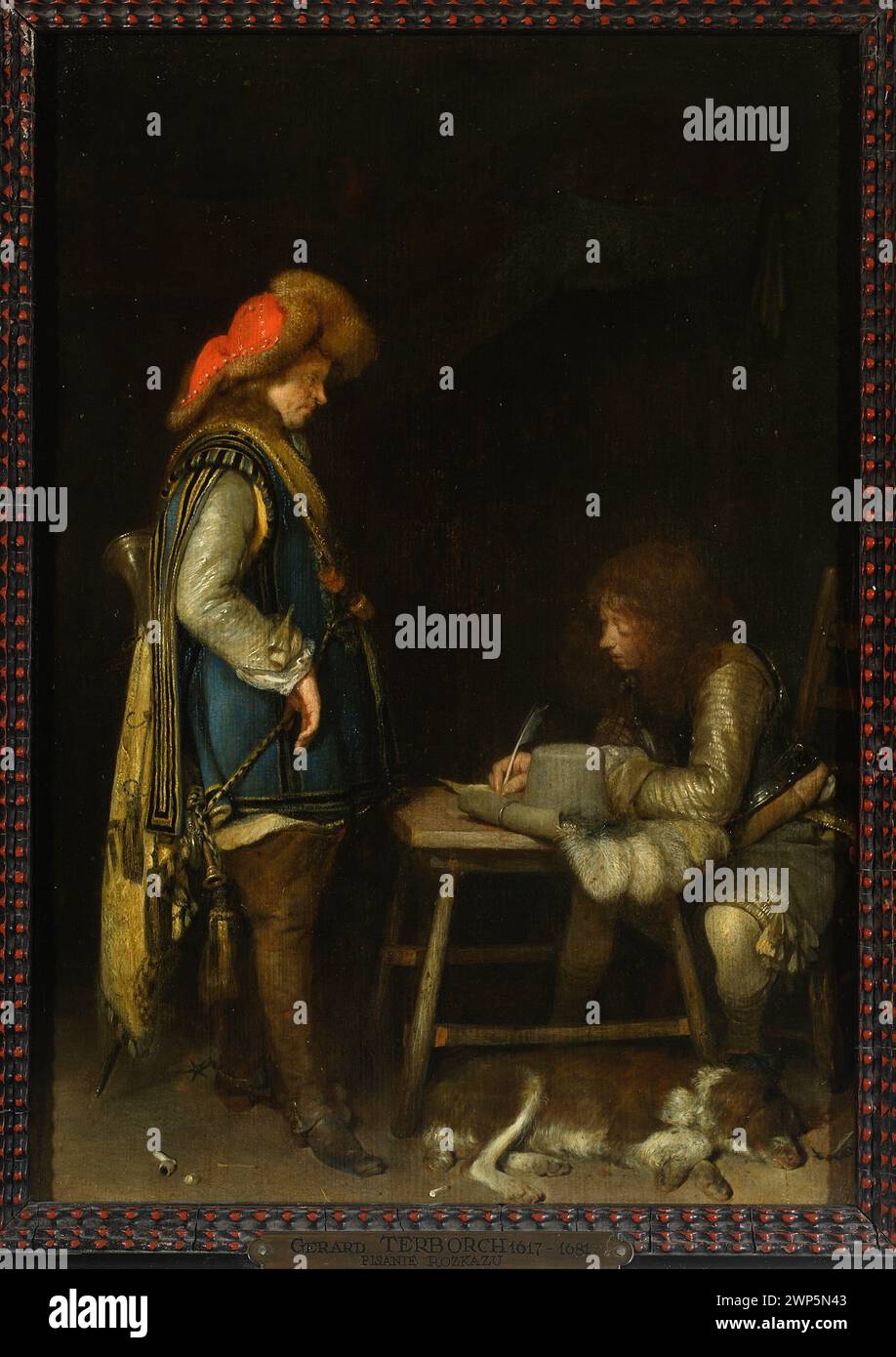 Officer writing a letter hi-res stock photography and images - Alamy
