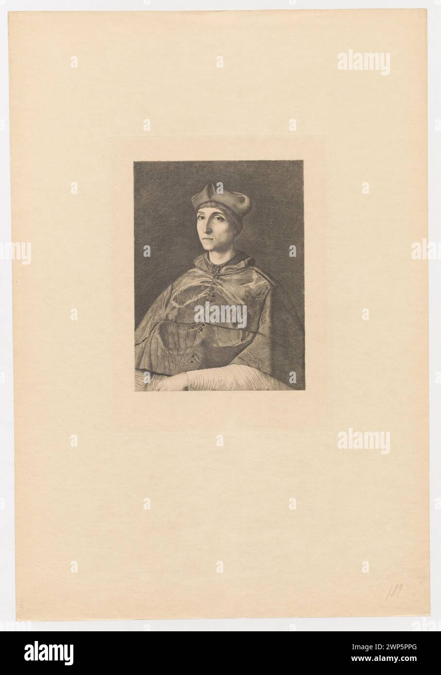 Portrait of Cardinal Bibbiena by Feliks Stanisław Jasiński after ...