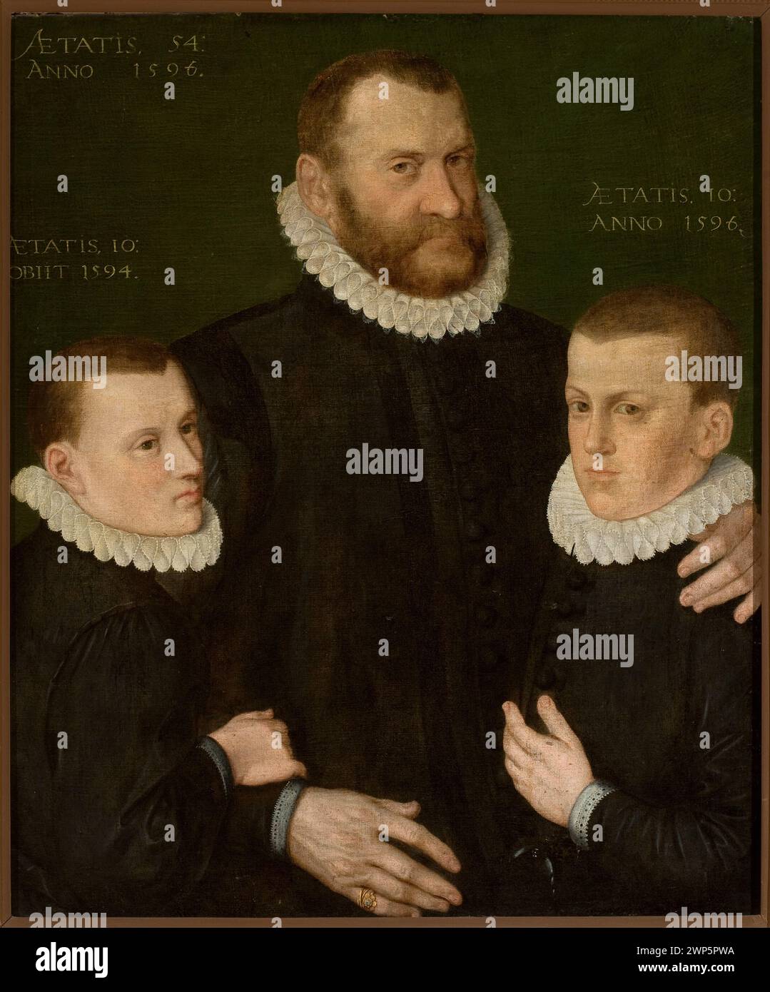 Portrait of Majisa and Two Opców; Unknown Dutch painter; 1596 (1596-00 ...