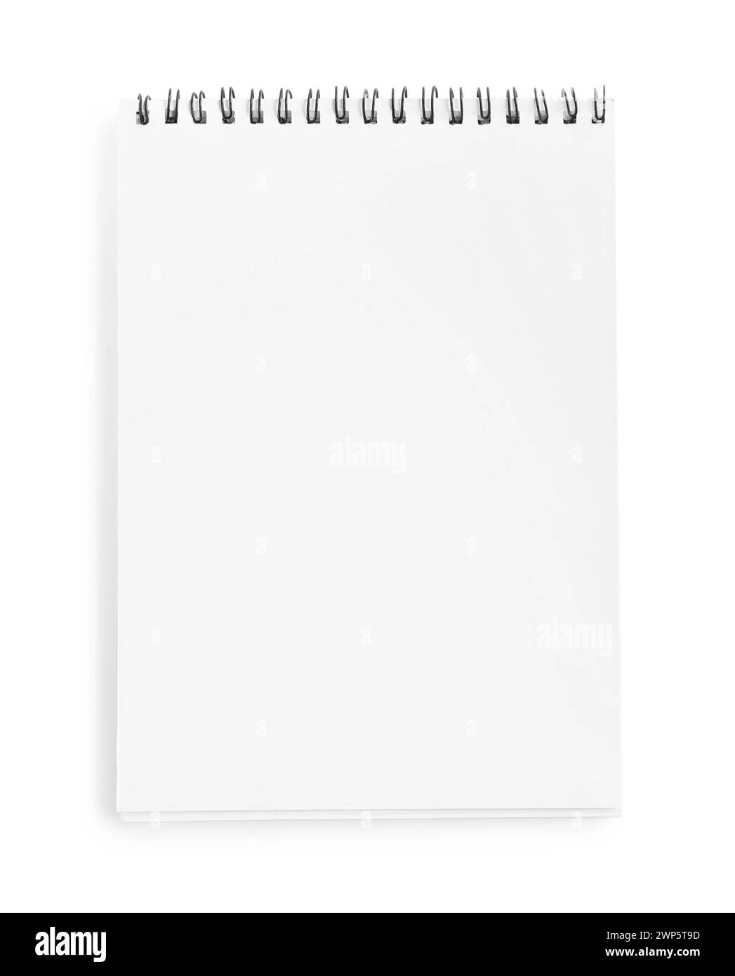 Blank notebook writing isolated Black and White Stock Photos & Images ...