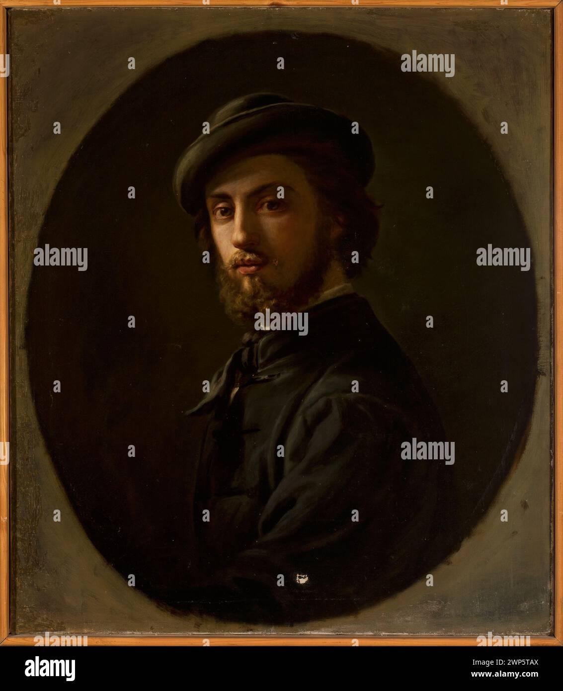Self-portrait by Leopold Horowitz (1838-1917), painted around 1860 ...