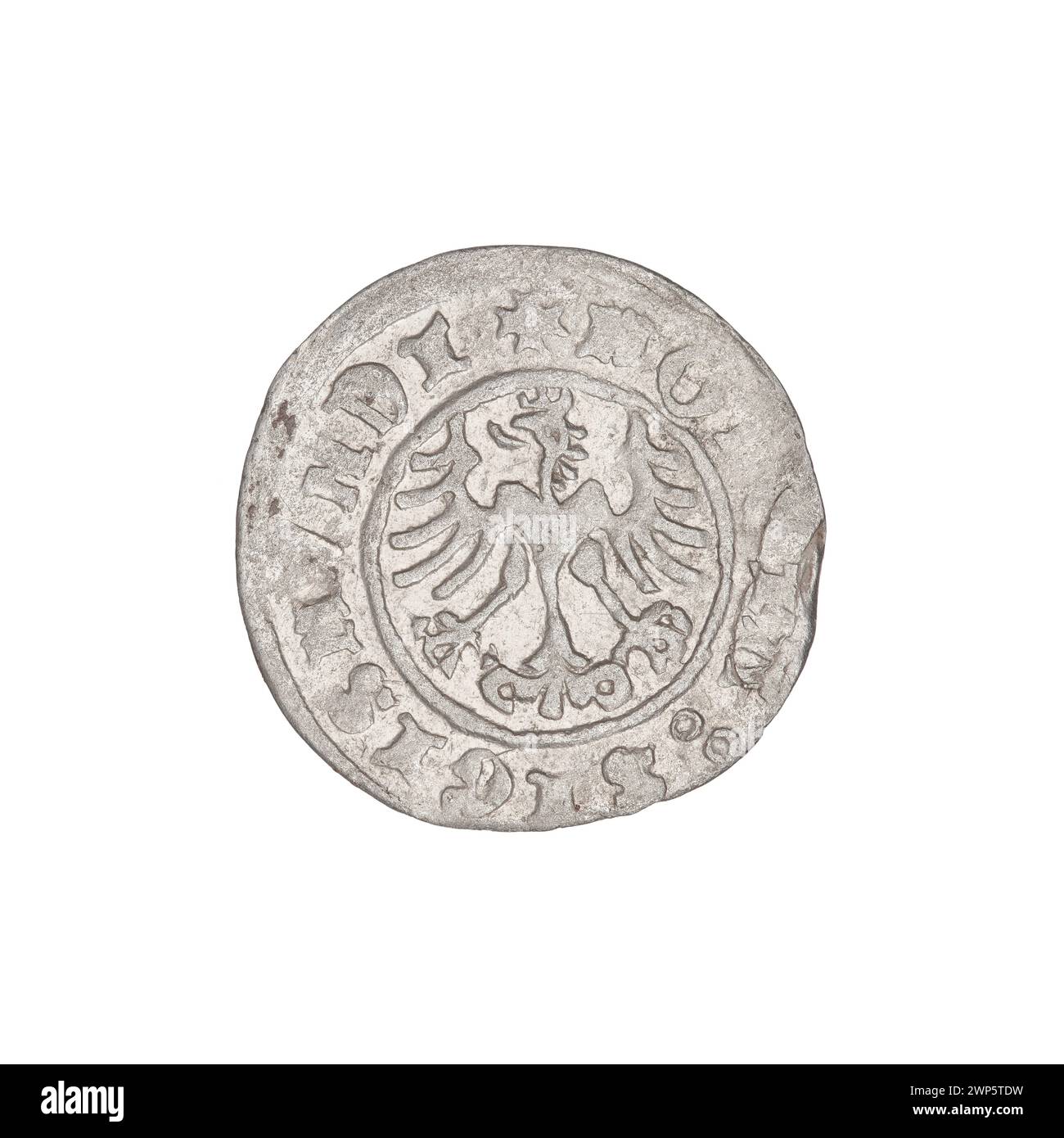 This crown penny from 1510 was issued by King Zygmunt I Stary of Poland ...
