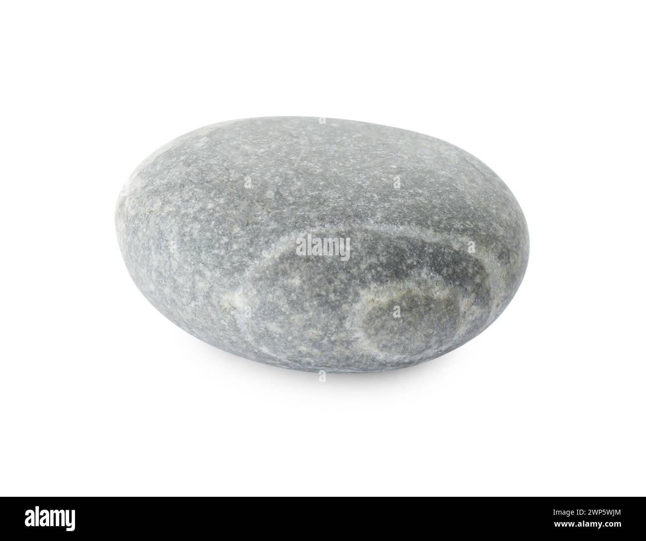 One light grey stone isolated on white Stock Photo - Alamy