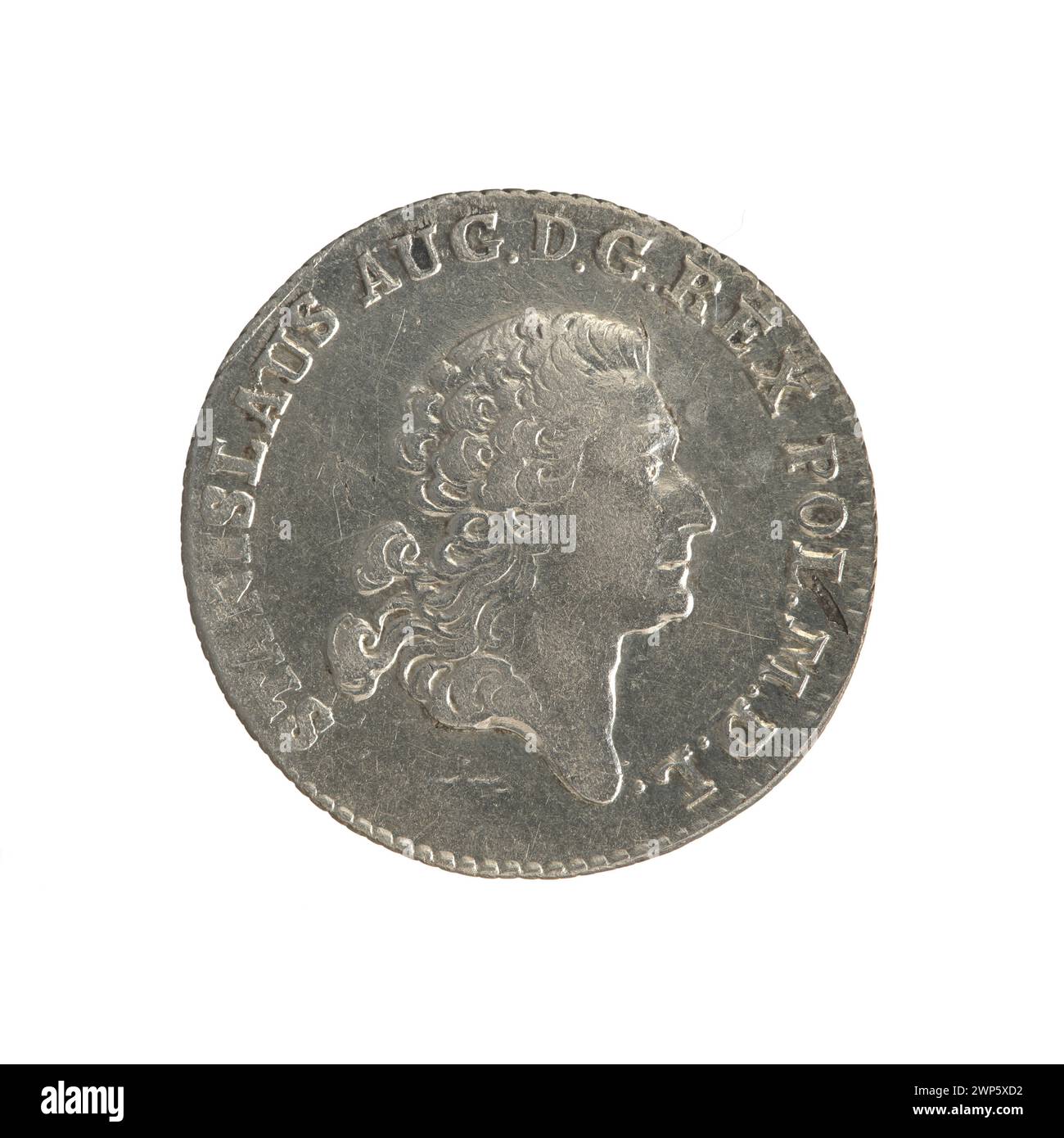 An 18th-century coin called crowning minted in 1767 under King ...