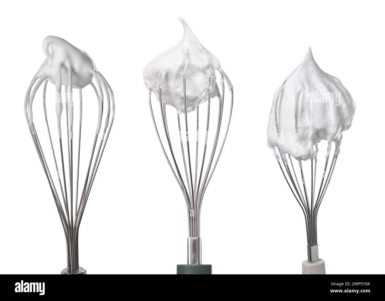 Different whisks on white hi-res stock photography and images - Alamy