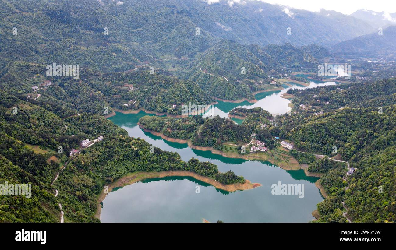 ENSHI, CHINA - MAY 11, 2023 - (FILE) Aerial photo shows the water ...