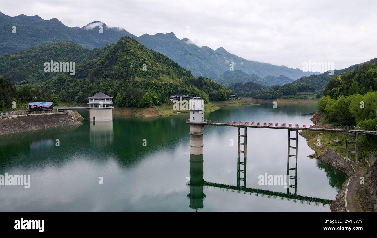 ENSHI, CHINA - MAY 11, 2023 - (FILE) Aerial photo shows the water ...