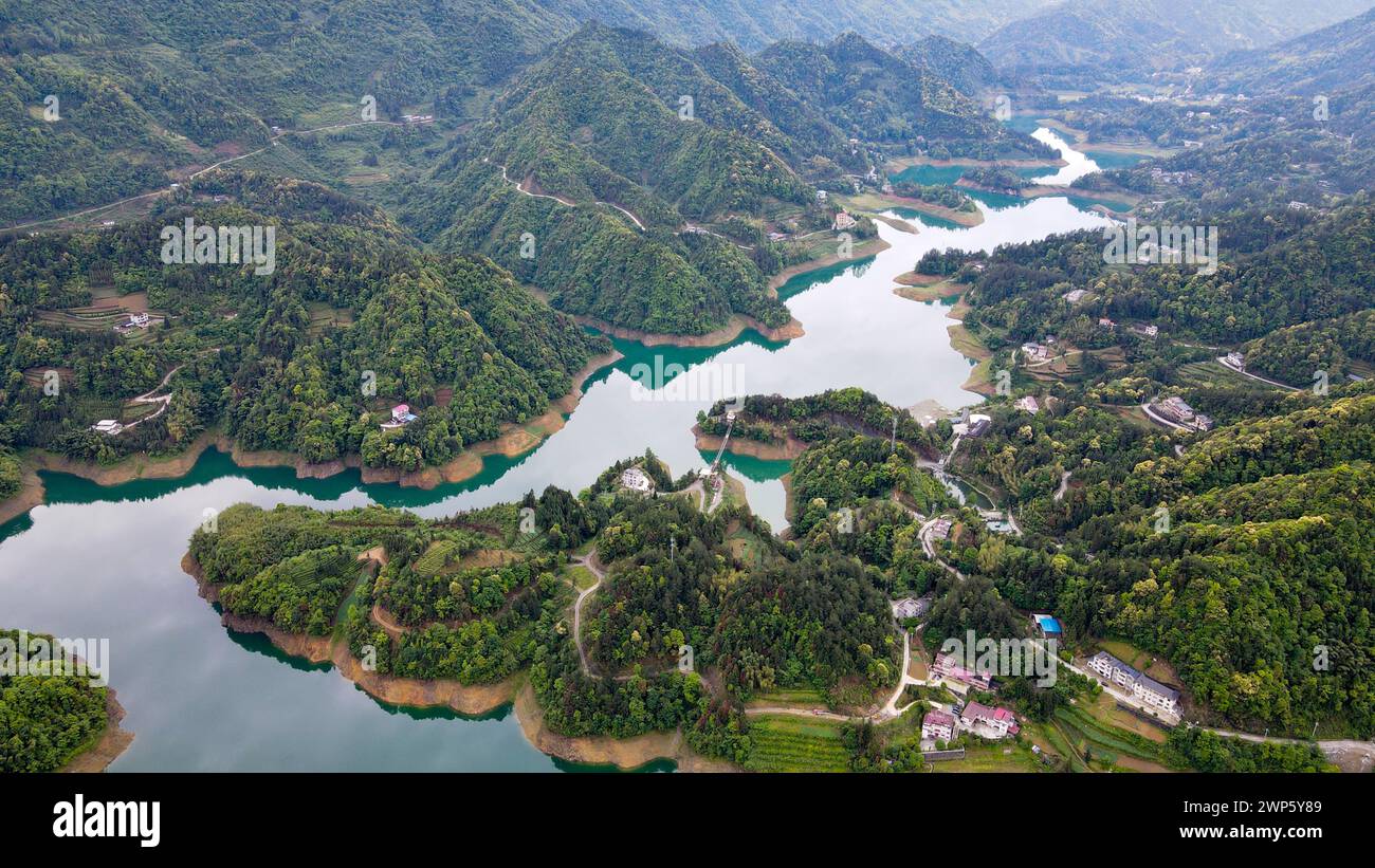 ENSHI, CHINA - MAY 11, 2023 - (FILE) Aerial photo shows the water ...