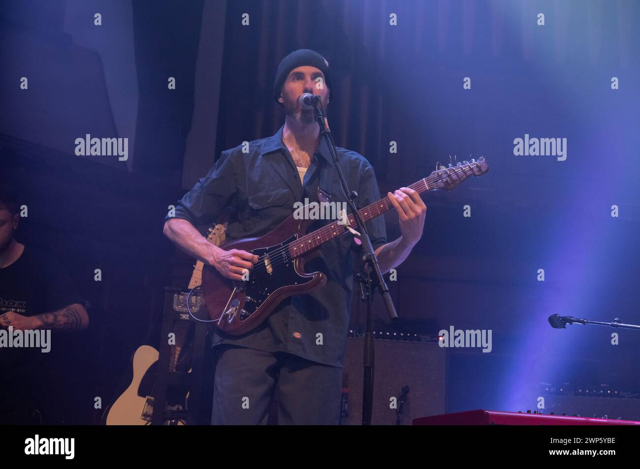 Glasgow, Scotland,5th March 2024 , Casey Harris of X Ambassadors ...