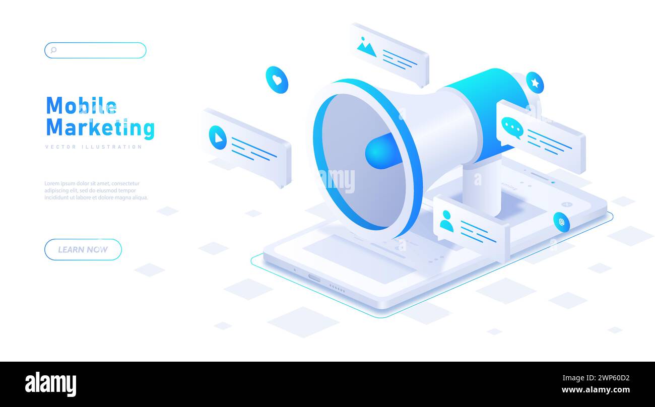 Image mobile poster Cut Out Stock Images & Pictures - Alamy