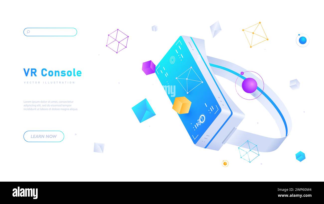 Vr game render Stock Vector Images - Alamy