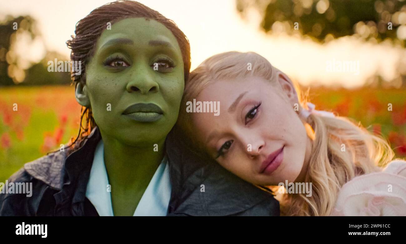 USA. Ariana Grande and Cynthia Erivo in a scene from the (C)Universal ...