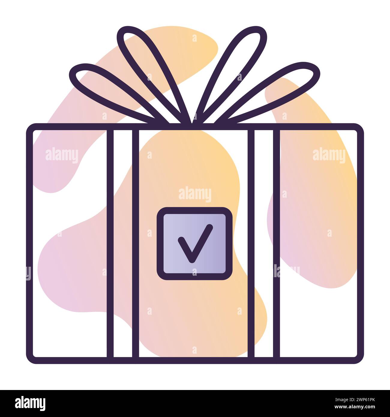 Parcel sent symbol, package received sign, dark blue line vector icon ...