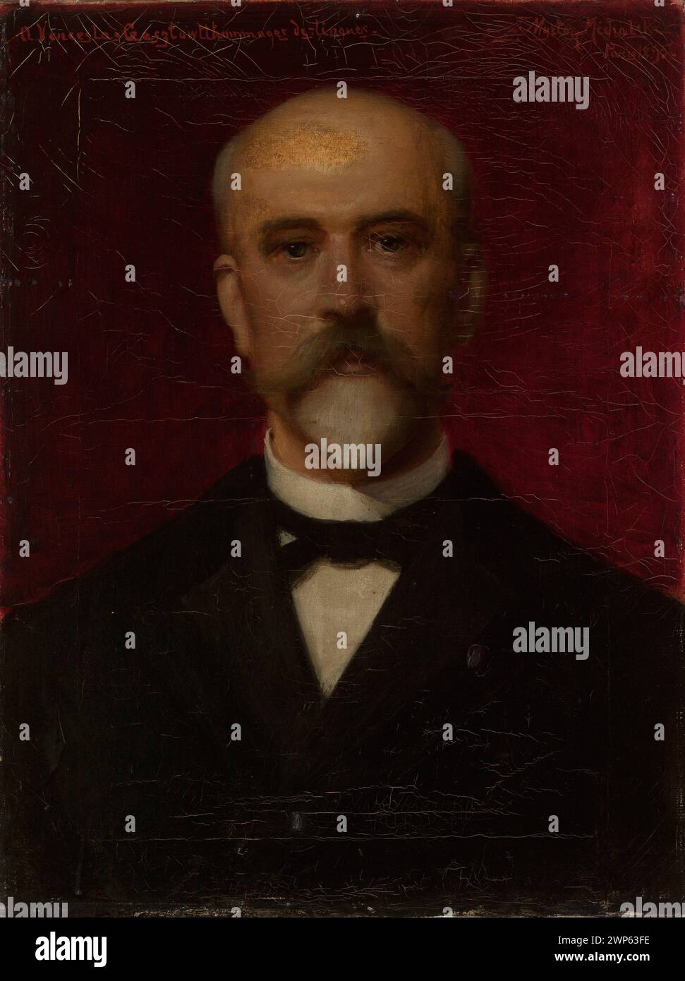 Portrait of Gasztowtt, a professor of Polish school; Michalski-Myrton ...