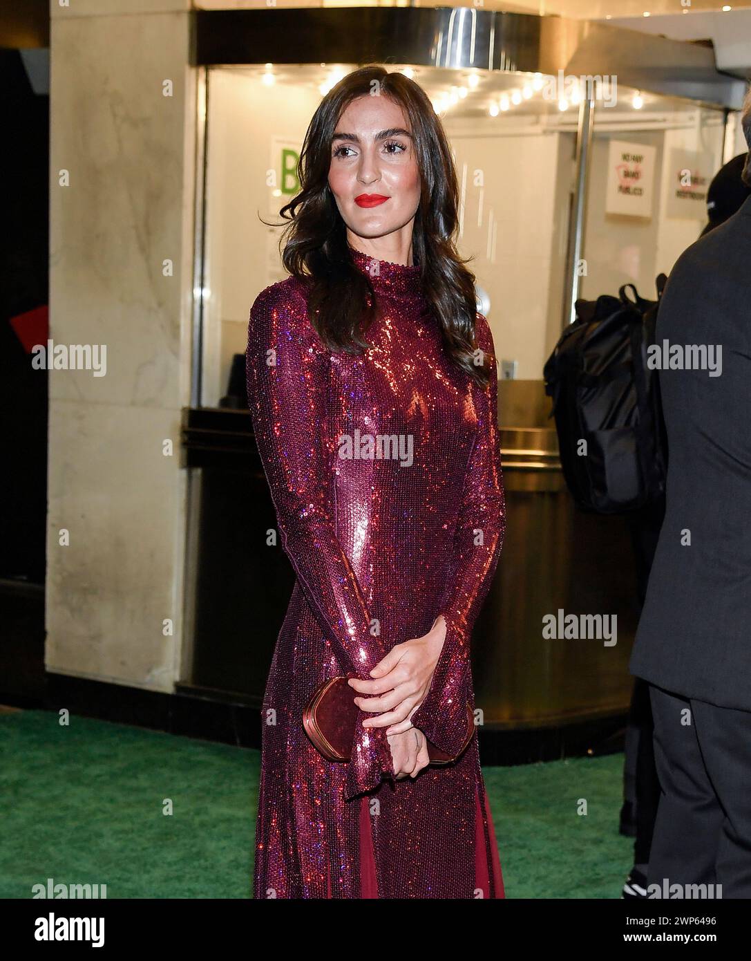 Aliana Lohan attends a special screening of Netflix's "Irish Wish" at ...