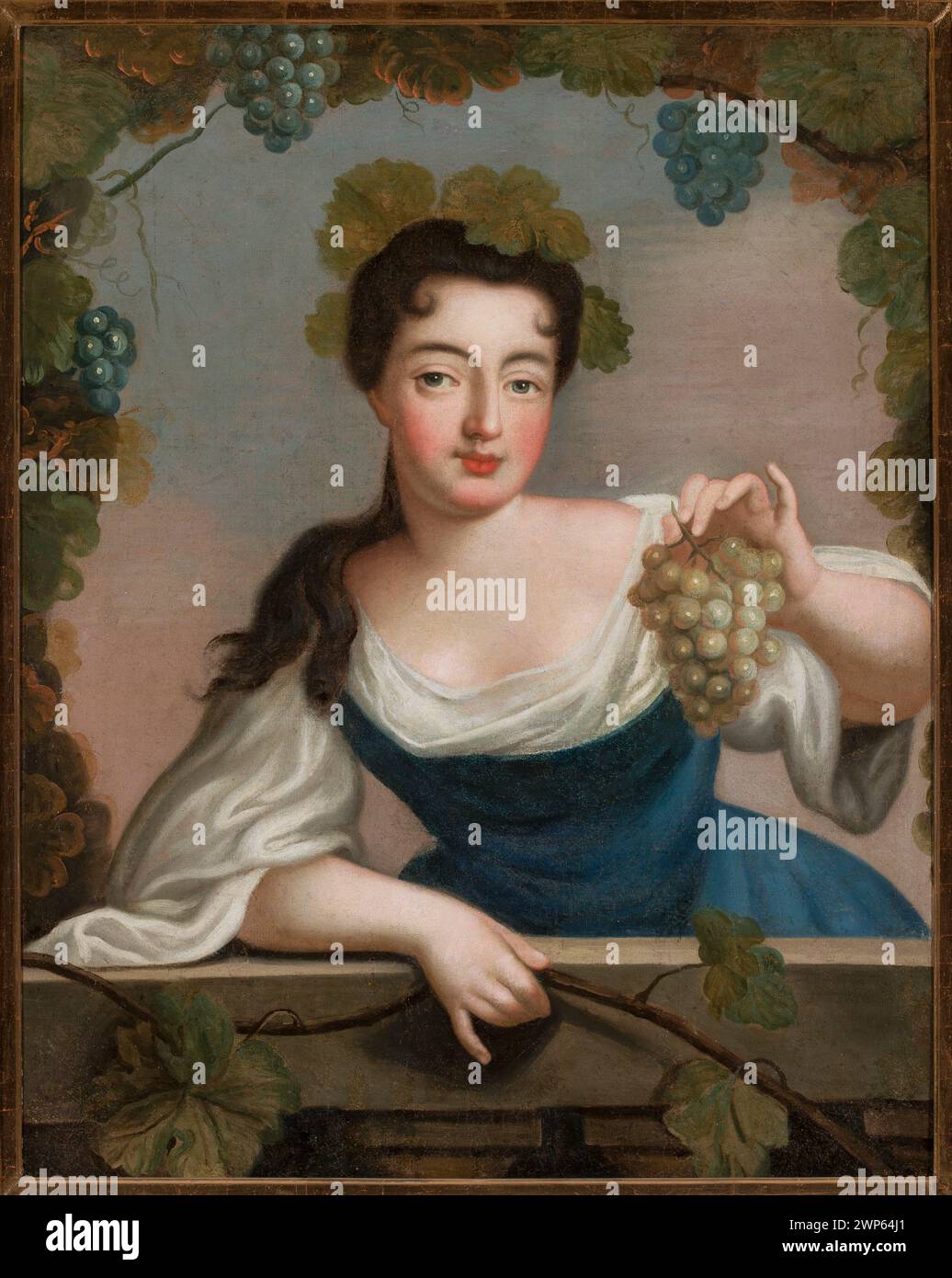 A woman grapes; French painter of the 18th century; 1720-1750 (1700-00 ...