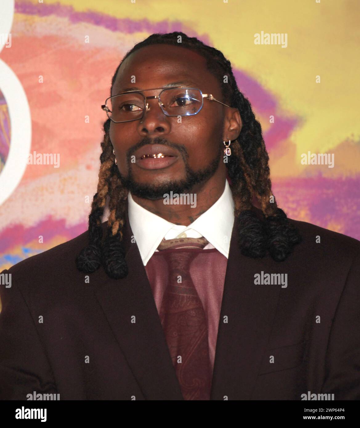 London, UK. Asake at the BRIT Awards 2024. The O2 Arena. 2nd March 2024 ...